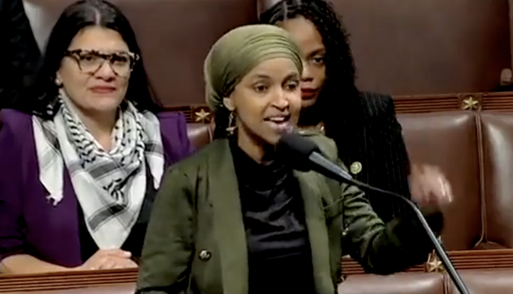 WATCH: Ilhan Omar Screams, Rashida Tlaib Cries During House Floor Speeches - The American ...
